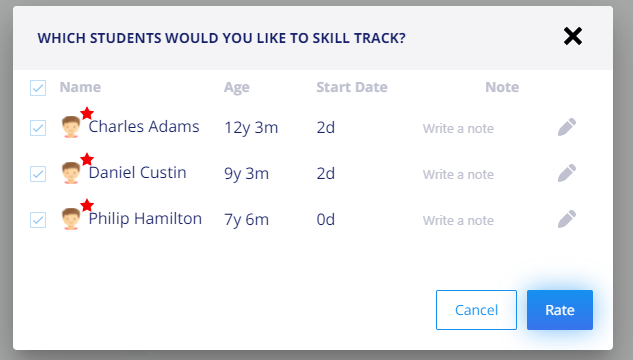 Skill Tracking Students – MySkillChart
